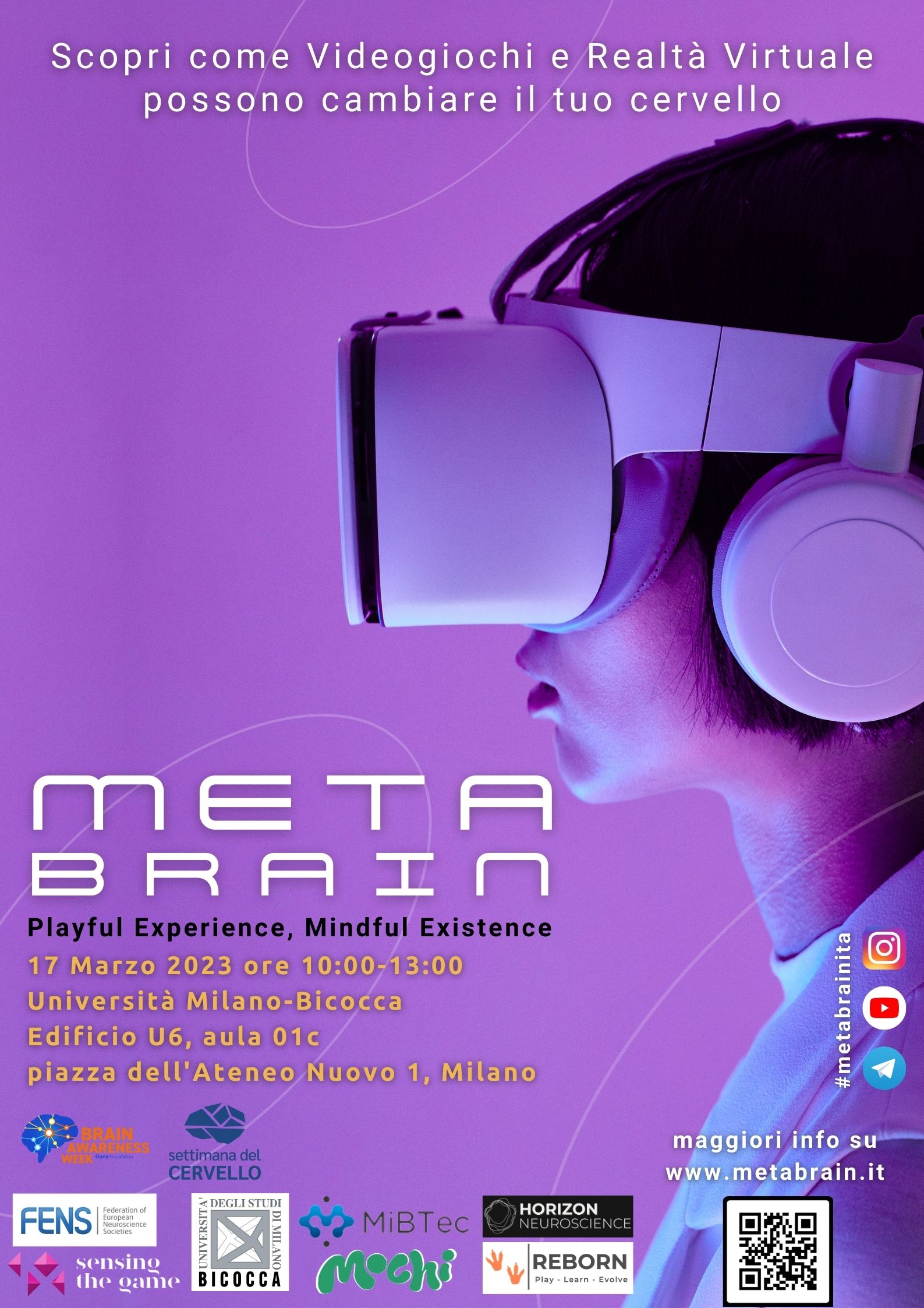 Meta Brain live in Bicocca - Settimana del Cervello